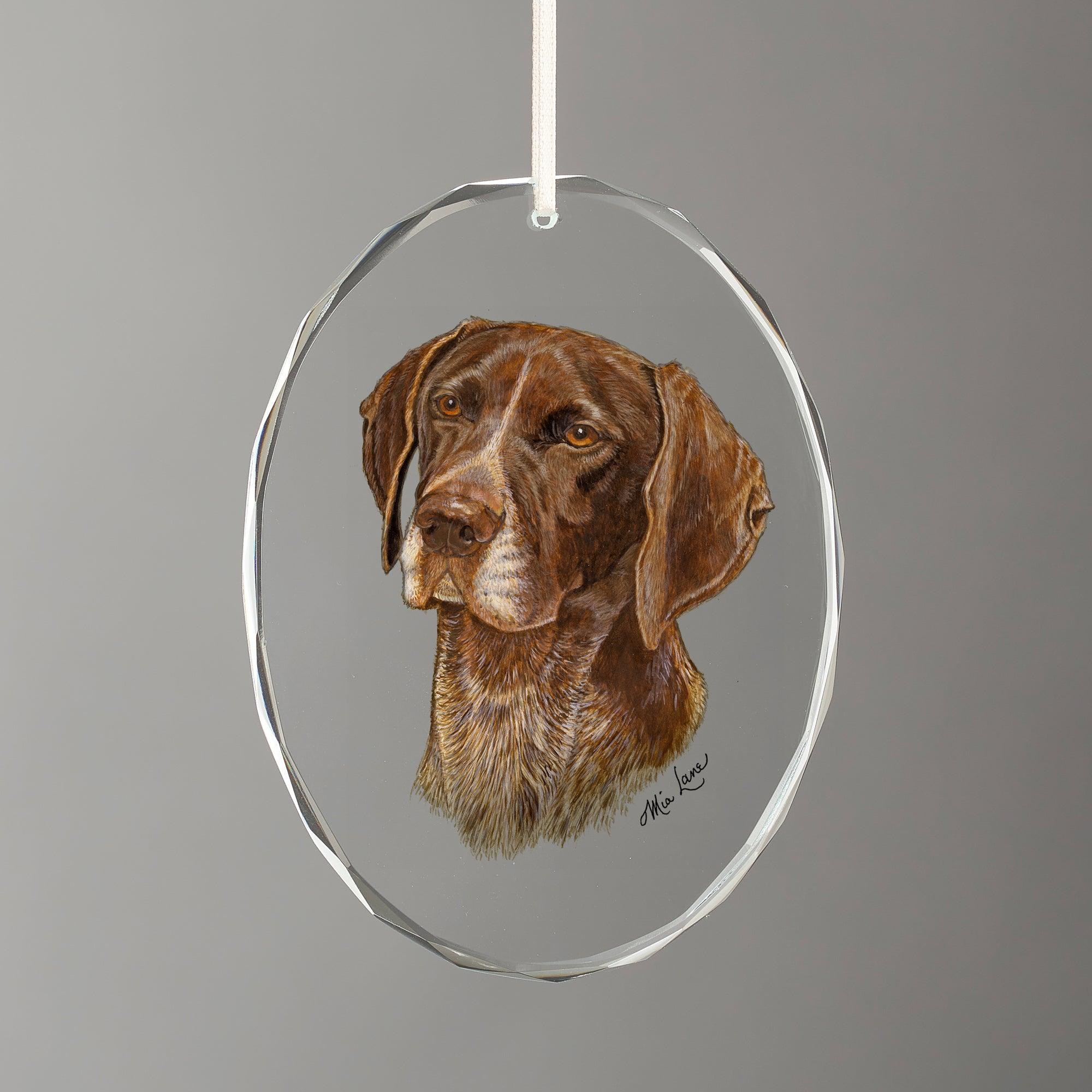 german pointer ornament