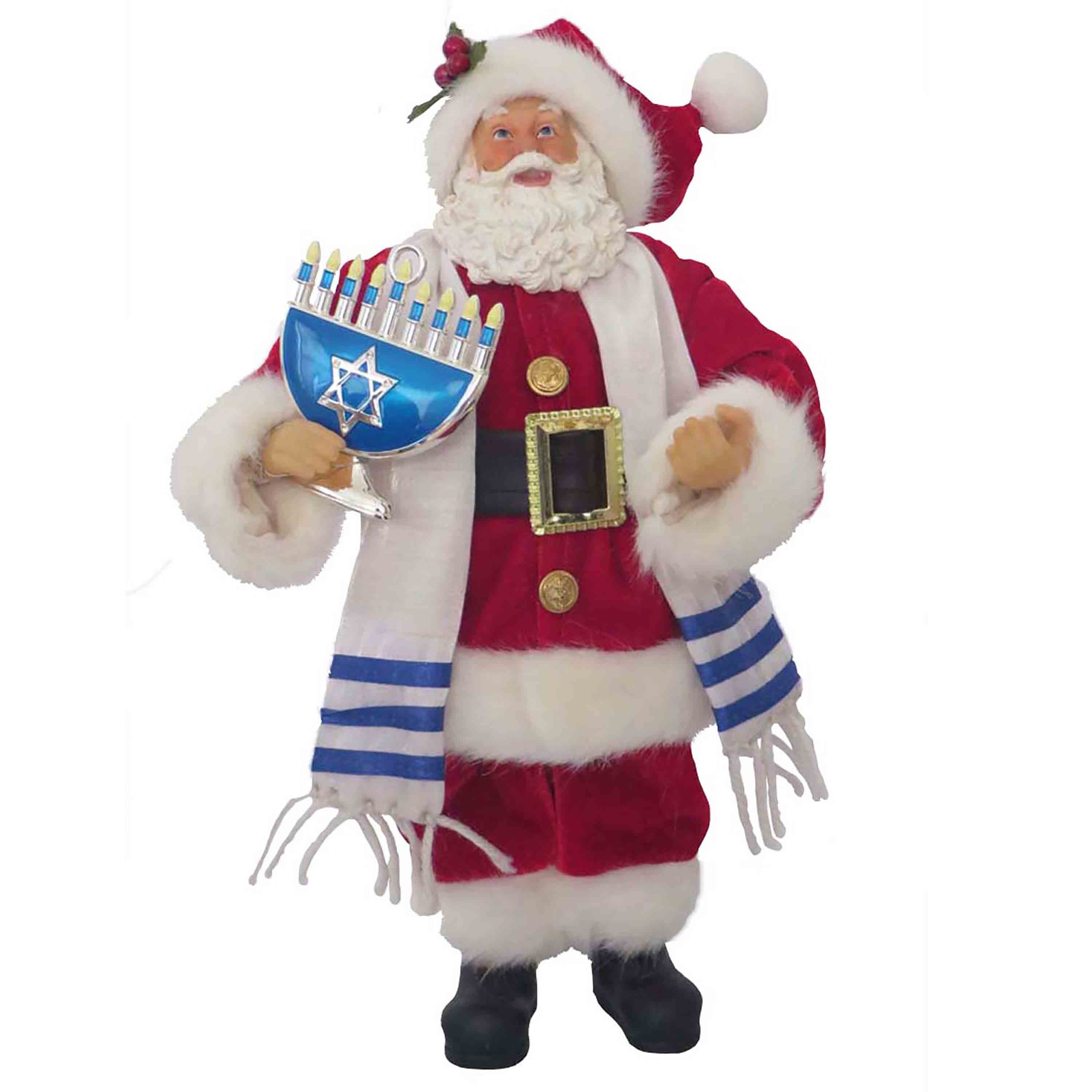 Hanukkah - 12" Santa Santa from Wild Wings