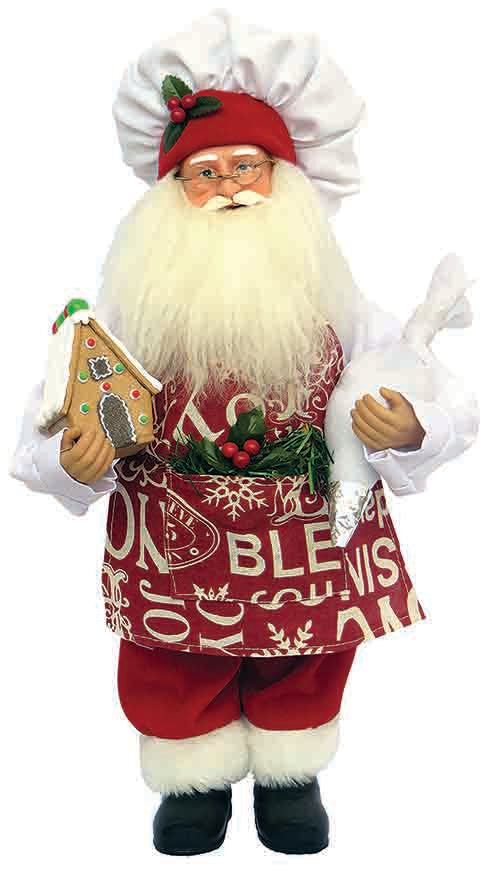 Gingerbread House - 15" Santa Santa from Wild Wings