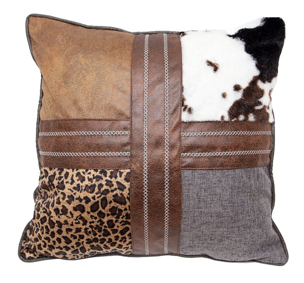 Wrangler Four Square Throw Pillow 18" x 18" Pillow from Wild Wings
